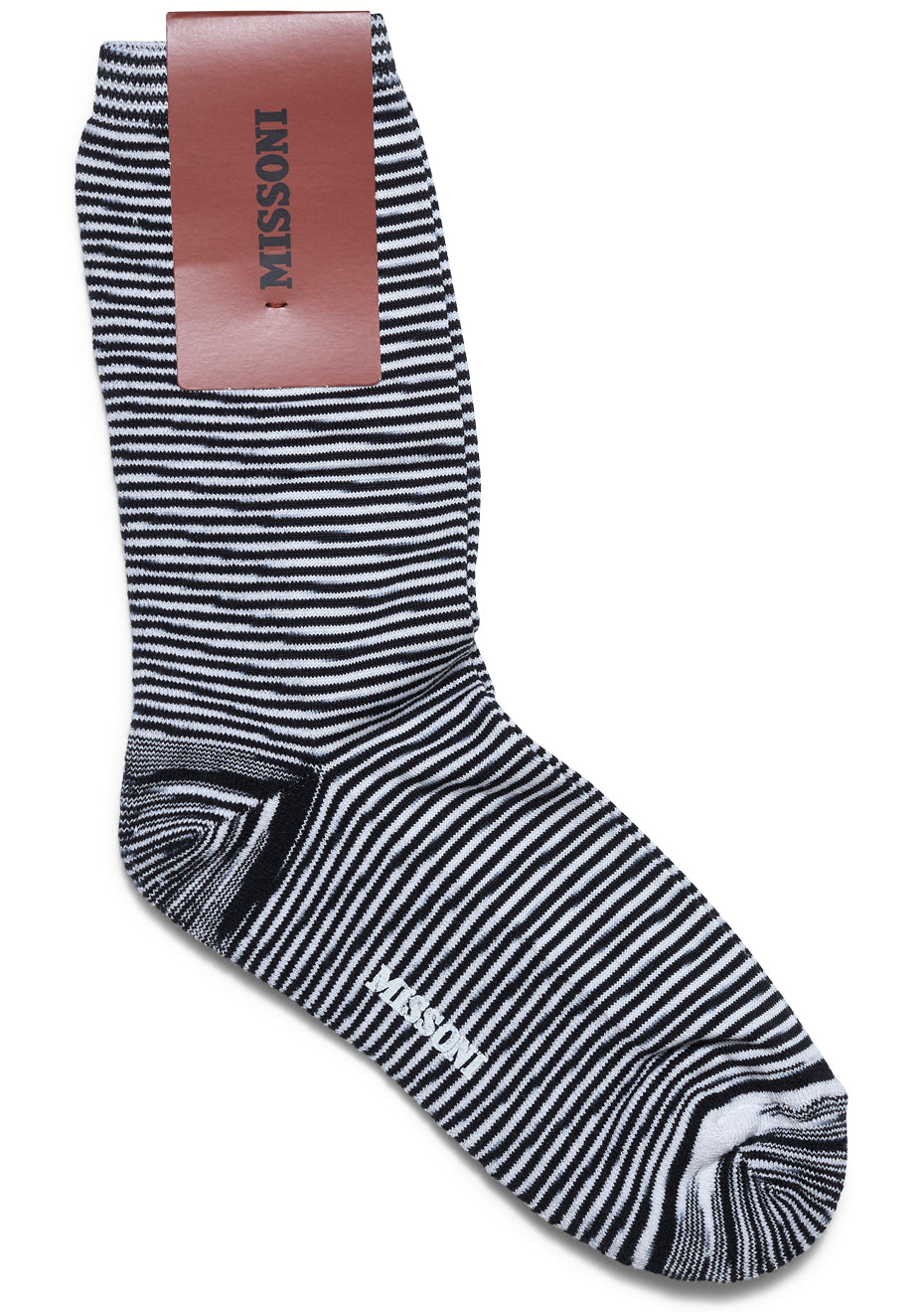 Vertical Striped Socks Black White – LOT#29
